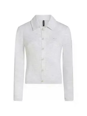 Karl Lagerfeld Pearl Button Cardigan