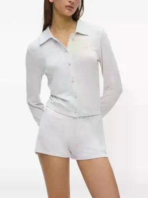 Karl Lagerfeld Pearl Button Cardigan