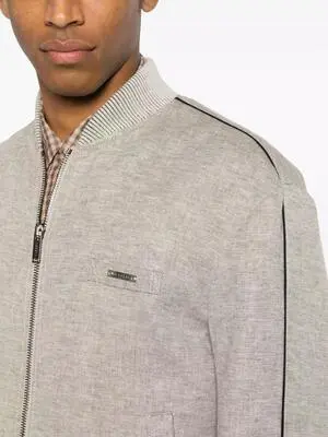 Iceberg Logo Plaque Side Stripe Jacket