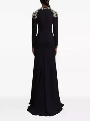 GEMY MAALOUF Embellished Cut-out Maxi Dress