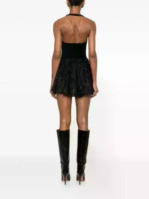 Norma Kamali Mini Cayla Flared Dress