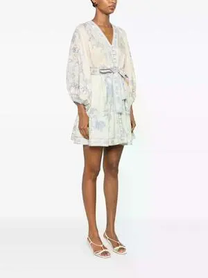 Zimmermann Indra Floral-print Mini Dress