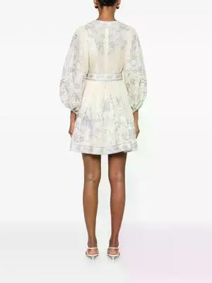 Zimmermann Indra Floral-print Mini Dress