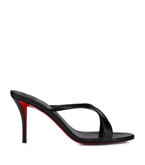 CHRISTIAN LOUBOUTIN Mulazee Leather Mules 80 - Black