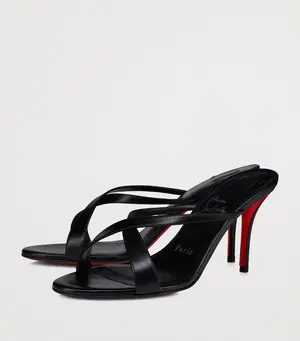 CHRISTIAN LOUBOUTIN Mulazee Leather Mules 80 - Black