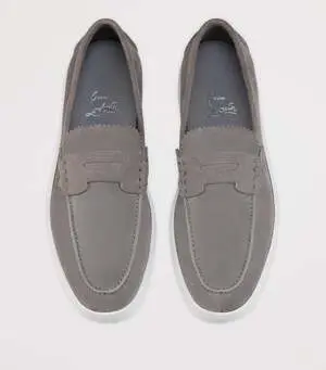 CHRISTIAN LOUBOUTIN Harold I Suede Loafers - Grey
