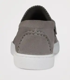 CHRISTIAN LOUBOUTIN Harold I Suede Loafers - Grey