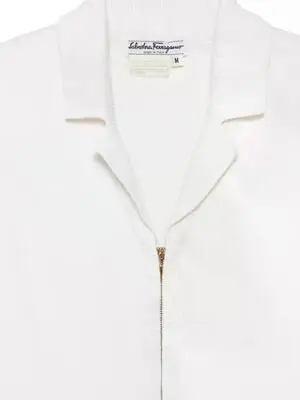 FERRAGAMO Sleeveless Zip-up Top And Shorts Set