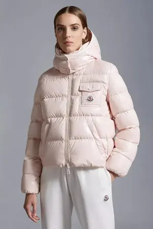 Moncler Short Padded Zip-up Jacket With Detachable Hood