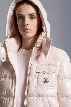 Moncler Short Padded Zip-up Jacket With Detachable Hood