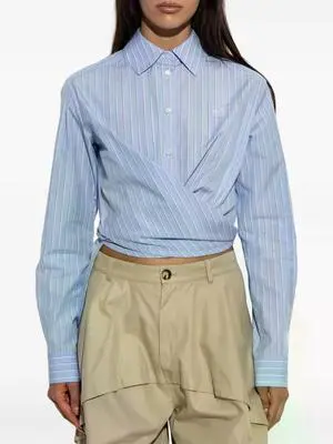 Loewe Striped Wrap Shirt