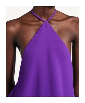 Balenciaga Halterneck Balloon Mini Dress