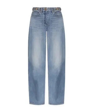 Versace Logo Patch Denim Jeans