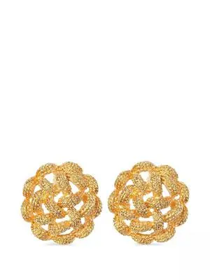MONET Tone 22k Triple -plated Clip-on Earrings - Gold