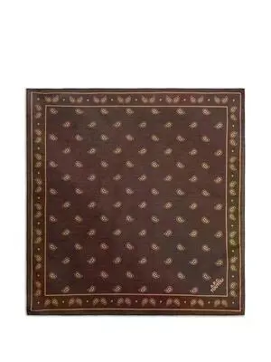 A.p.c. Toutou Paisley-print Dog Bandana - Brown