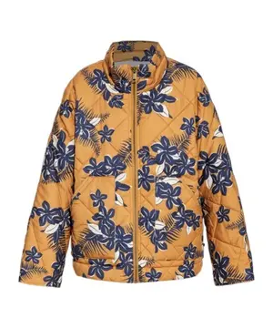 The Upside Aruba Quilted Jacket With Floral Print