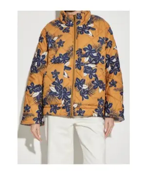 The Upside Aruba Quilted Jacket With Floral Print