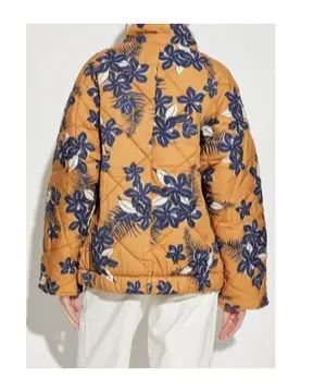 The Upside Aruba Quilted Jacket With Floral Print