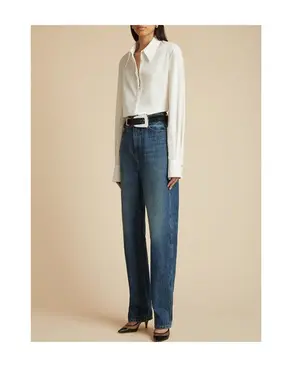 Khaite Albi High-waisted Jeans