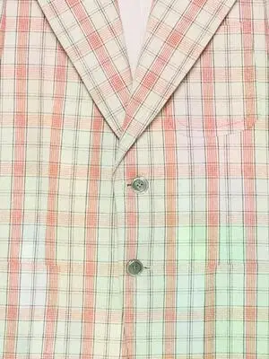 A.N.G.E.L.O. VINTAGE CULT Check-pattern Blazer