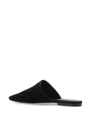 AeydĒ Suede Mules - Black