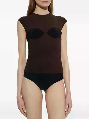 MAISON MARGIELA Bra Overlay T-shirt