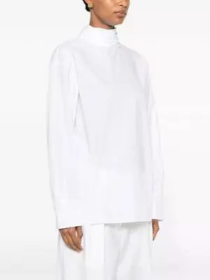 THE NINA STUDIO Tie-neck Long-sleeve Blouse