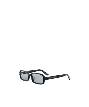 Dior Rectangular Sunglasses With Logo Detail - Black
