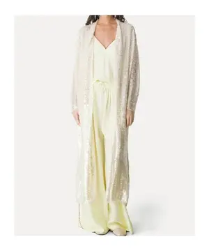 FORTE_FORTE Sequin Embellished Coat