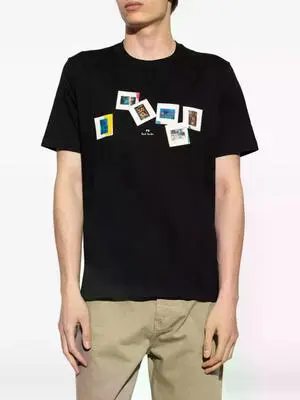 Paul Smith Slides Graphic-print T-shirt - Black