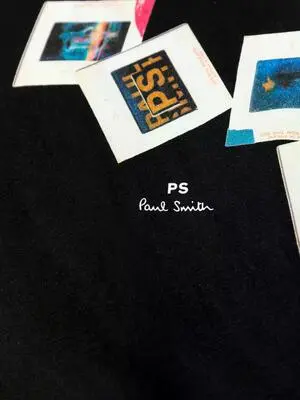 Paul Smith Slides Graphic-print T-shirt - Black