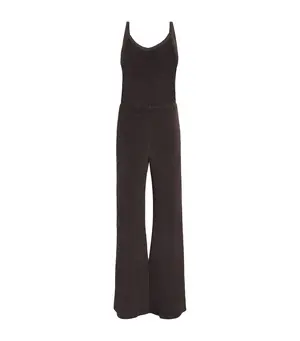Suzie Kondi Elma Cotton-blend Jumpsuit - Brown