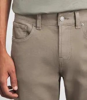7 For All Mankind Slimmy Luxe Motion Slim Jeans - Beige