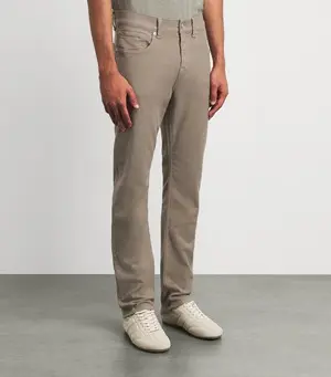 7 For All Mankind Slimmy Luxe Motion Slim Jeans - Beige