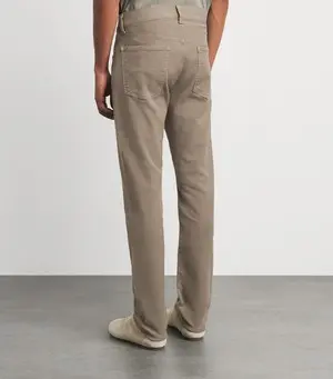 7 For All Mankind Slimmy Luxe Motion Slim Jeans - Beige