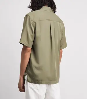 7 For All Mankind Notched-collar Short-sleeve Shirt