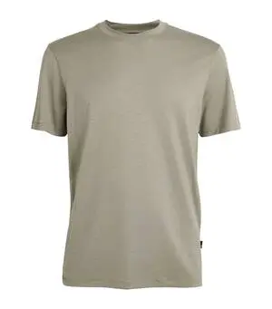 7 For All Mankind Crew-neck T-shirt - Green