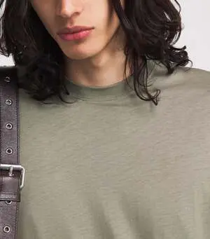 7 For All Mankind Crew-neck T-shirt - Green
