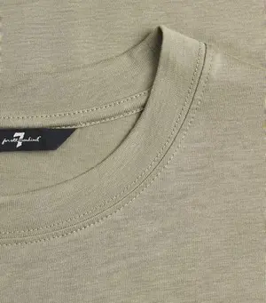 7 For All Mankind Crew-neck T-shirt - Green
