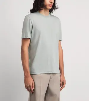7 For All Mankind Crew-neck T-shirt - Blue