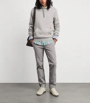 Polo Ralph Lauren Double-knit Logo Hoodie - Grey