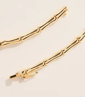 ANITA KO 18k Yellow Bamboo Choker