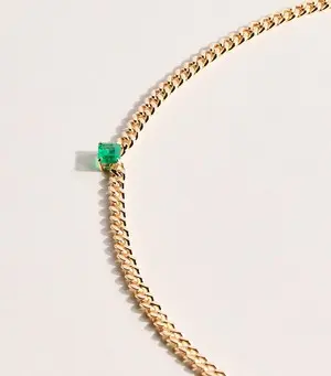ANITA KO 18k Yellow And Emerald Choker