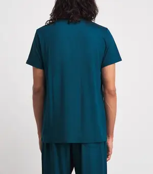 Derek Rose Basel Lounge T-shirt - Blue