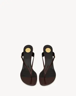 Saint Laurent Sue Thong-detail High Heel Sandals
