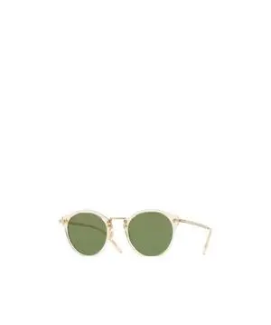 Oliver Spencer Round Frame Sunglasses - Green