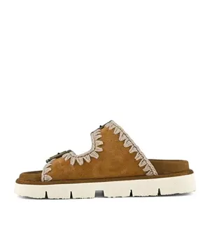 Mou Bio Sandals With Crochet Detailing