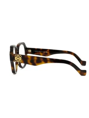 Loewe Oval Frame Eyeglasses With Logo Detail