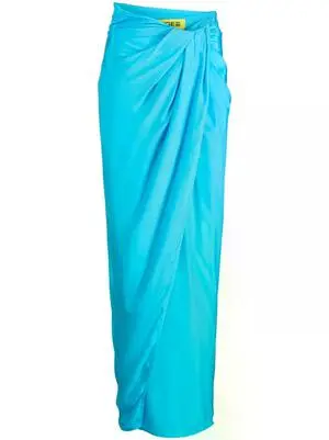 Gauge81 Draped Silk Maxi Skirt