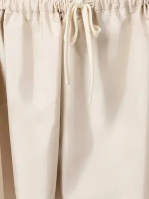 Miu Miu Logo Patch Drawstring Mini Skirt - Opal